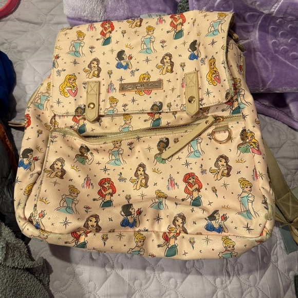Disney | Bags | Disney Princess Beige Backpack | Poshmark